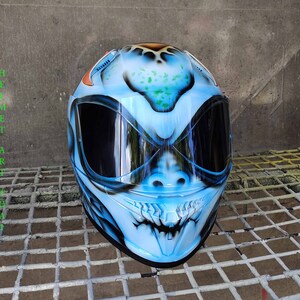 ALIEN Custom Motorcycle Helmet - Etsy