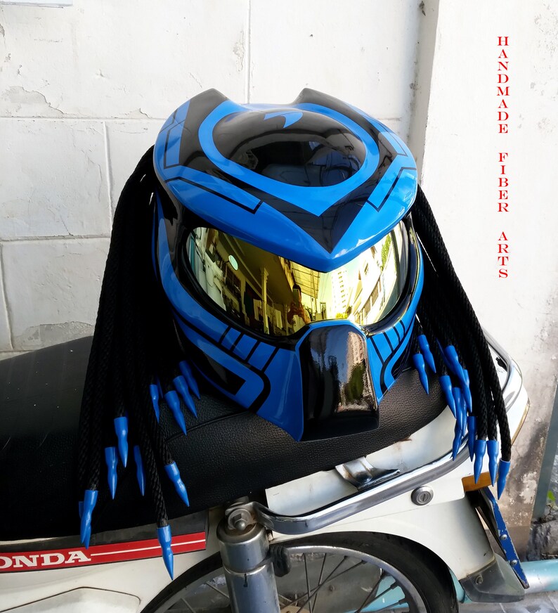 CASQUE DE MOTO PREDATOR | Etsy