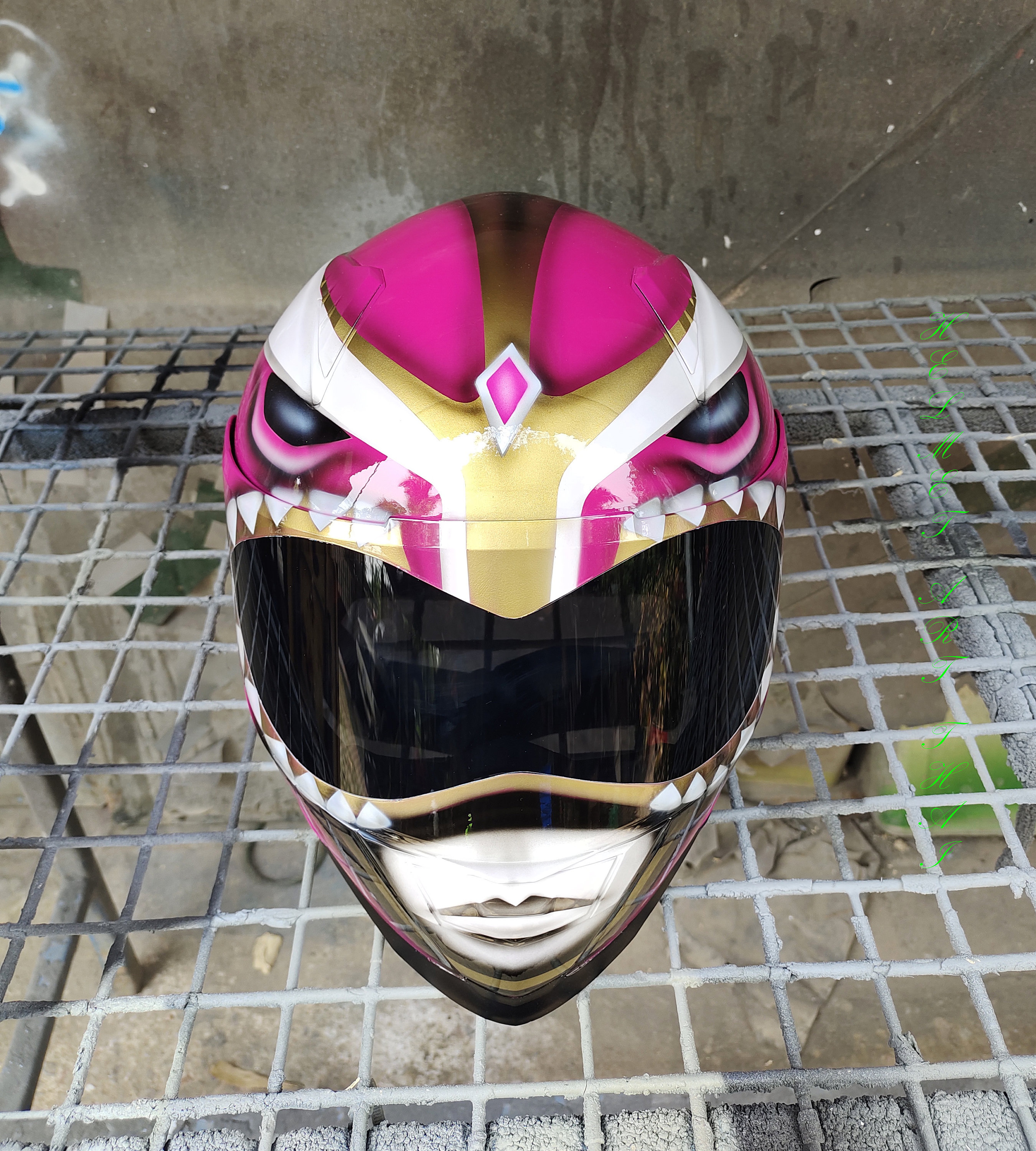 Custom Motorcycle Helmets Power Rangers