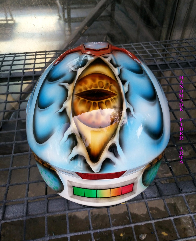 Alien Custom Motorcycle helmet | Etsy