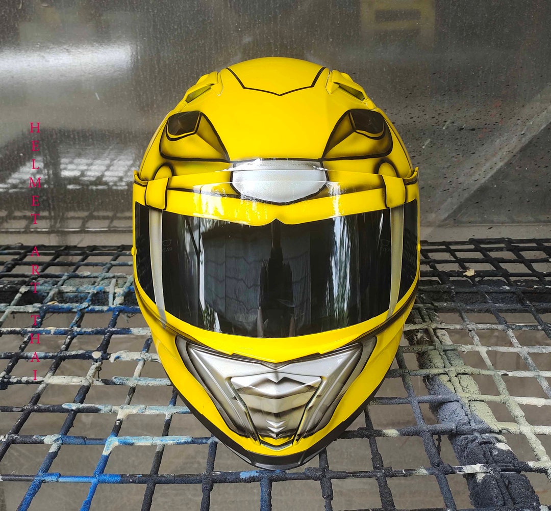 Power Ranger Custom Motorcycle Helmet - Etsy UK