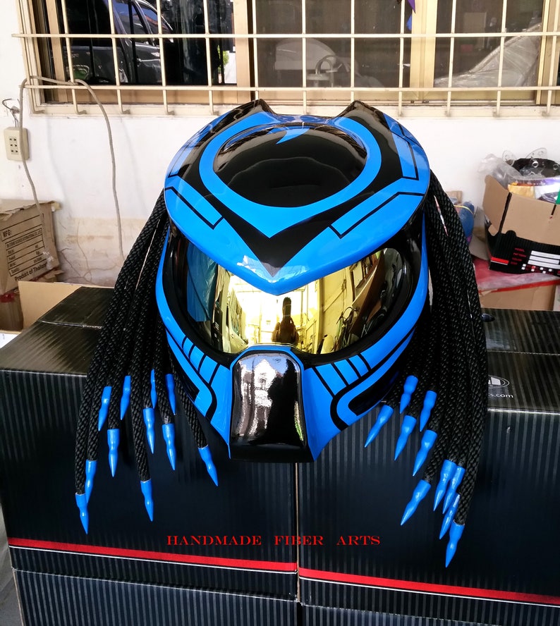 CASQUE DE MOTO PREDATOR | Etsy