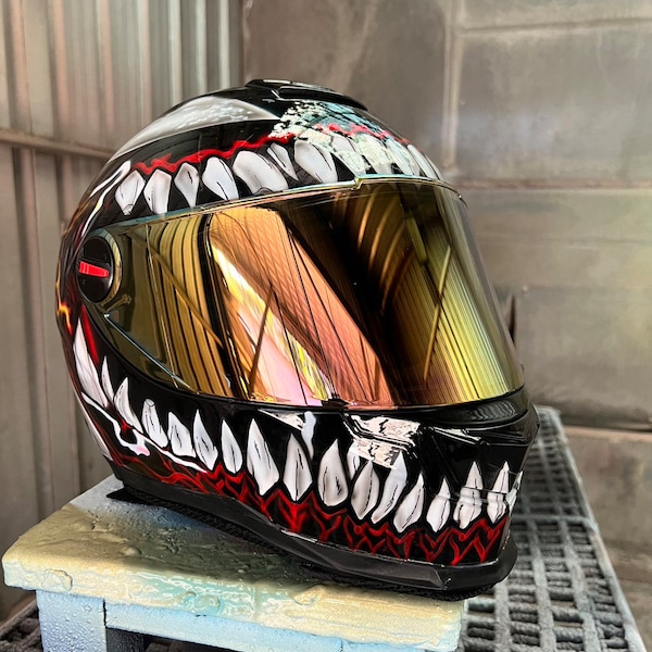 Venom Motorcycle Helmet - Etsy