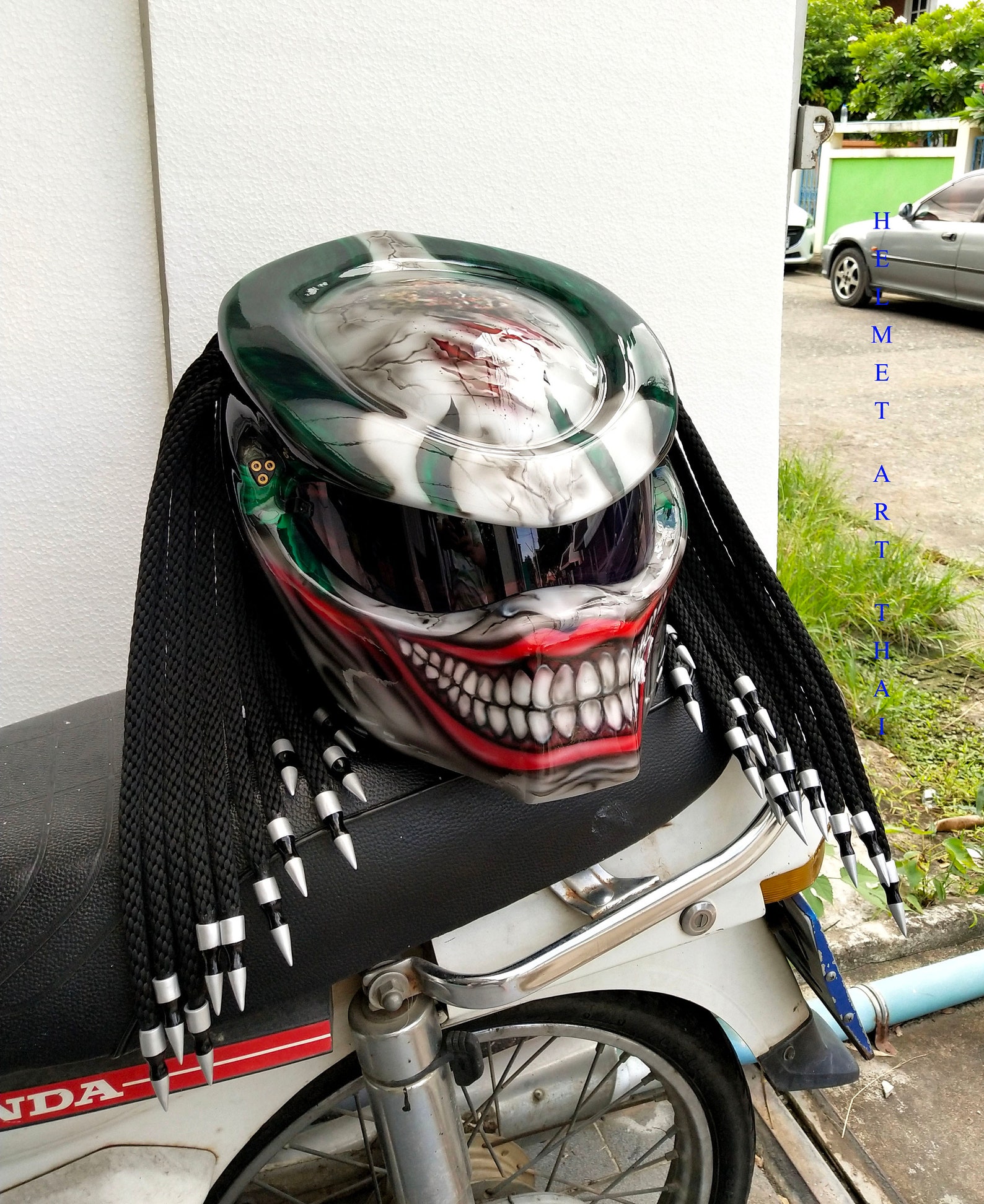 Custom Predator Motorcycle Helmet | Etsy