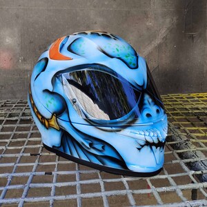 ALIEN Custom Motorcycle Helmet - Etsy