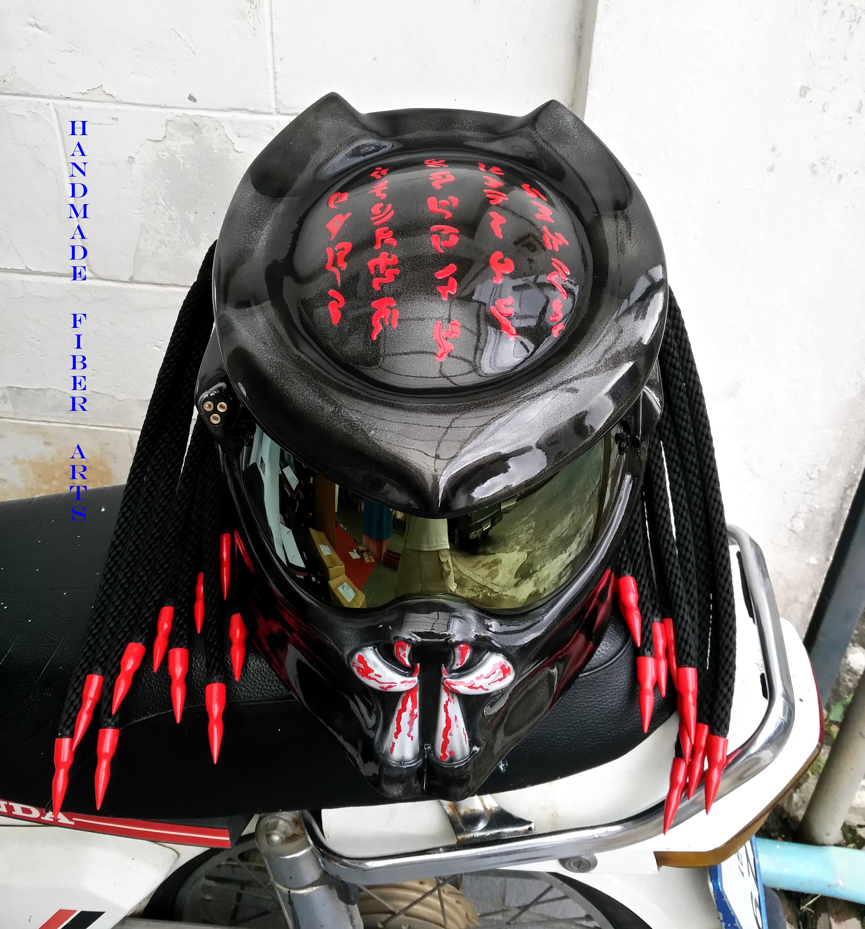 Custom Predator Motorrad Helm - Etsy.de