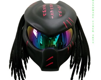 Custom Predator Motorcycle Helmet | Etsy