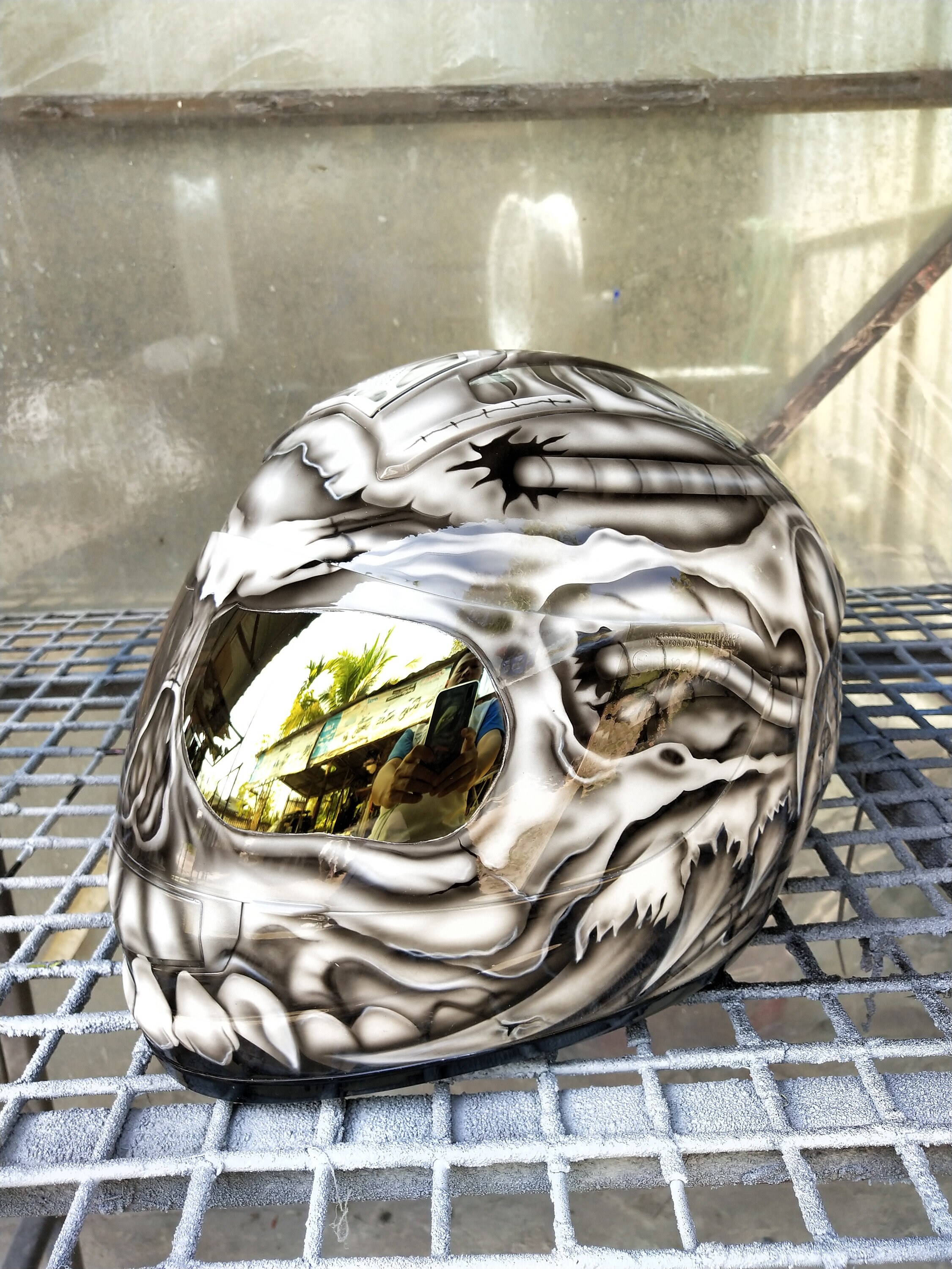 Custom Airbrushed Full Face Motorcycle Helmet | Etsy