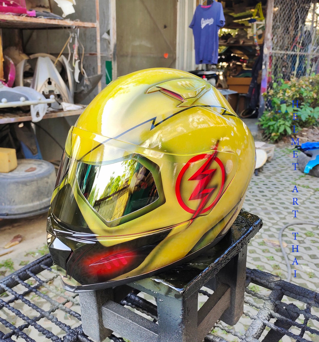 THE FLASH HELMET - Etsy