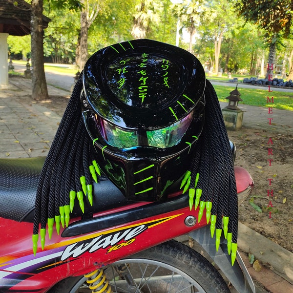 Predator Motorcycle Helmet - Etsy