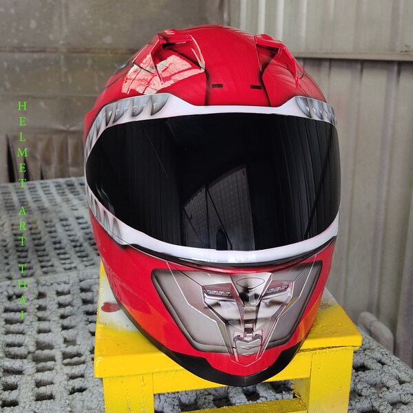 Power Rangers Motorcycle Helmet - Etsy