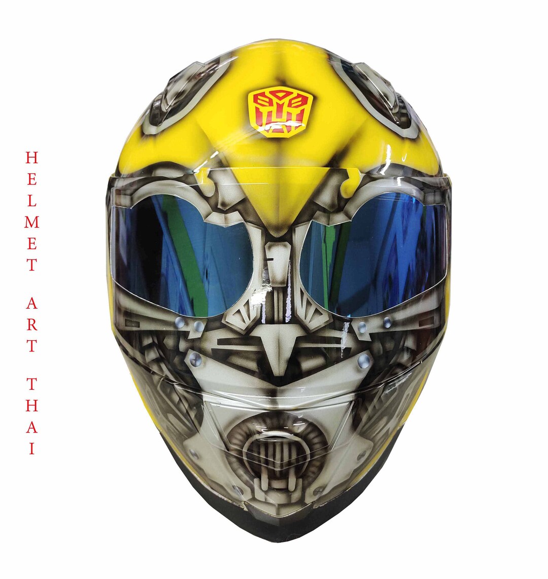 BUMBLEBEE Transformers Motorcycle Helmet - Etsy