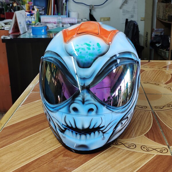 Motorcycle Helmet - Etsy