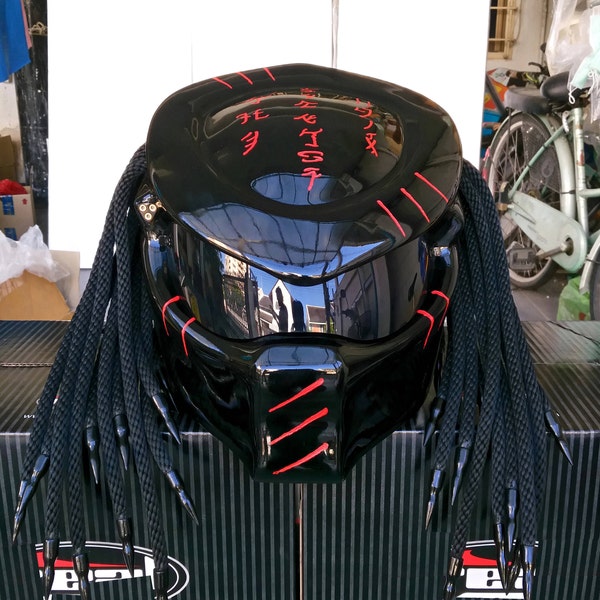 Predator Motorcycle Helmet - Etsy