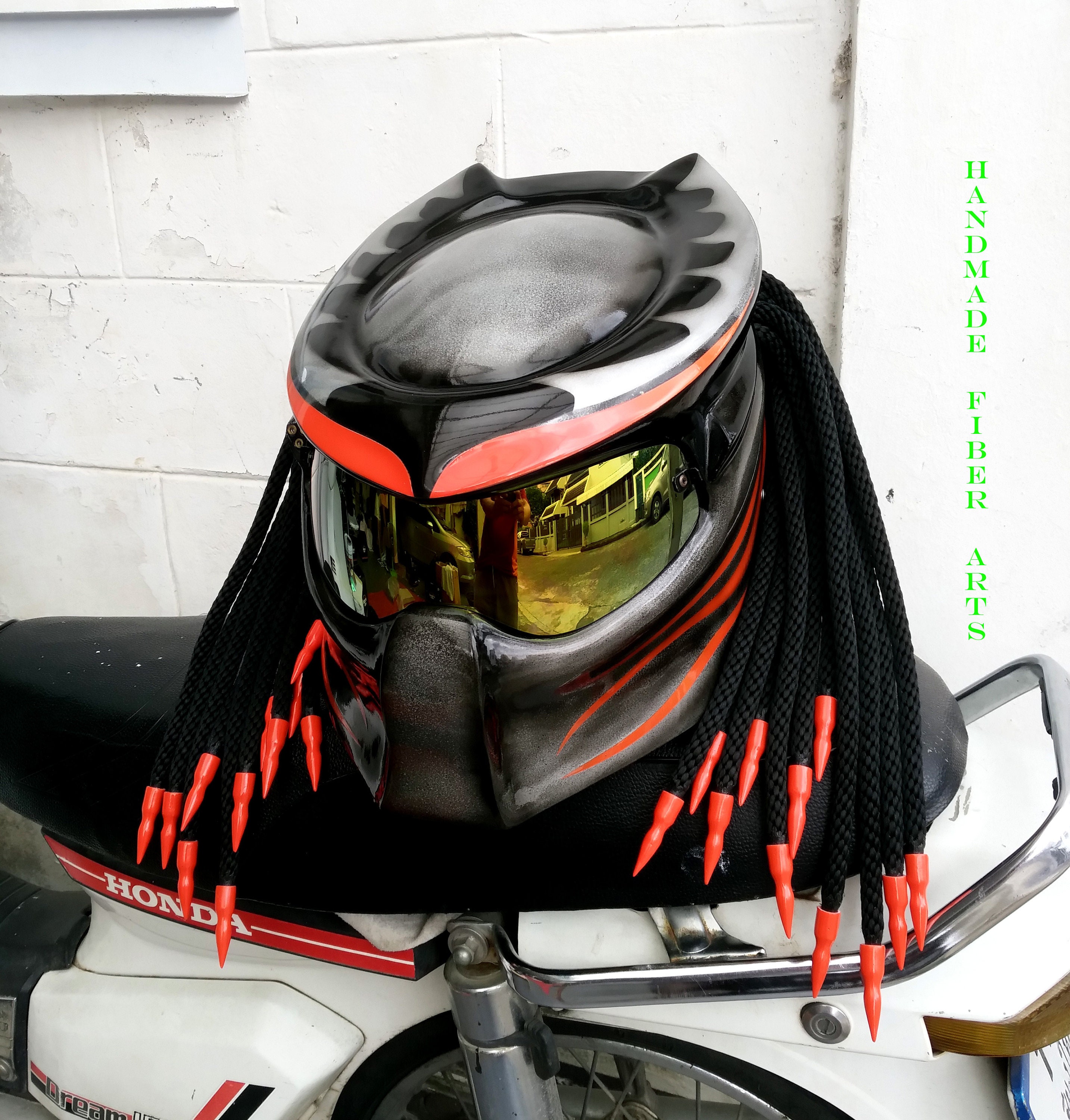 Benutzerdefinierte Predator Motorrad Helm | Etsy