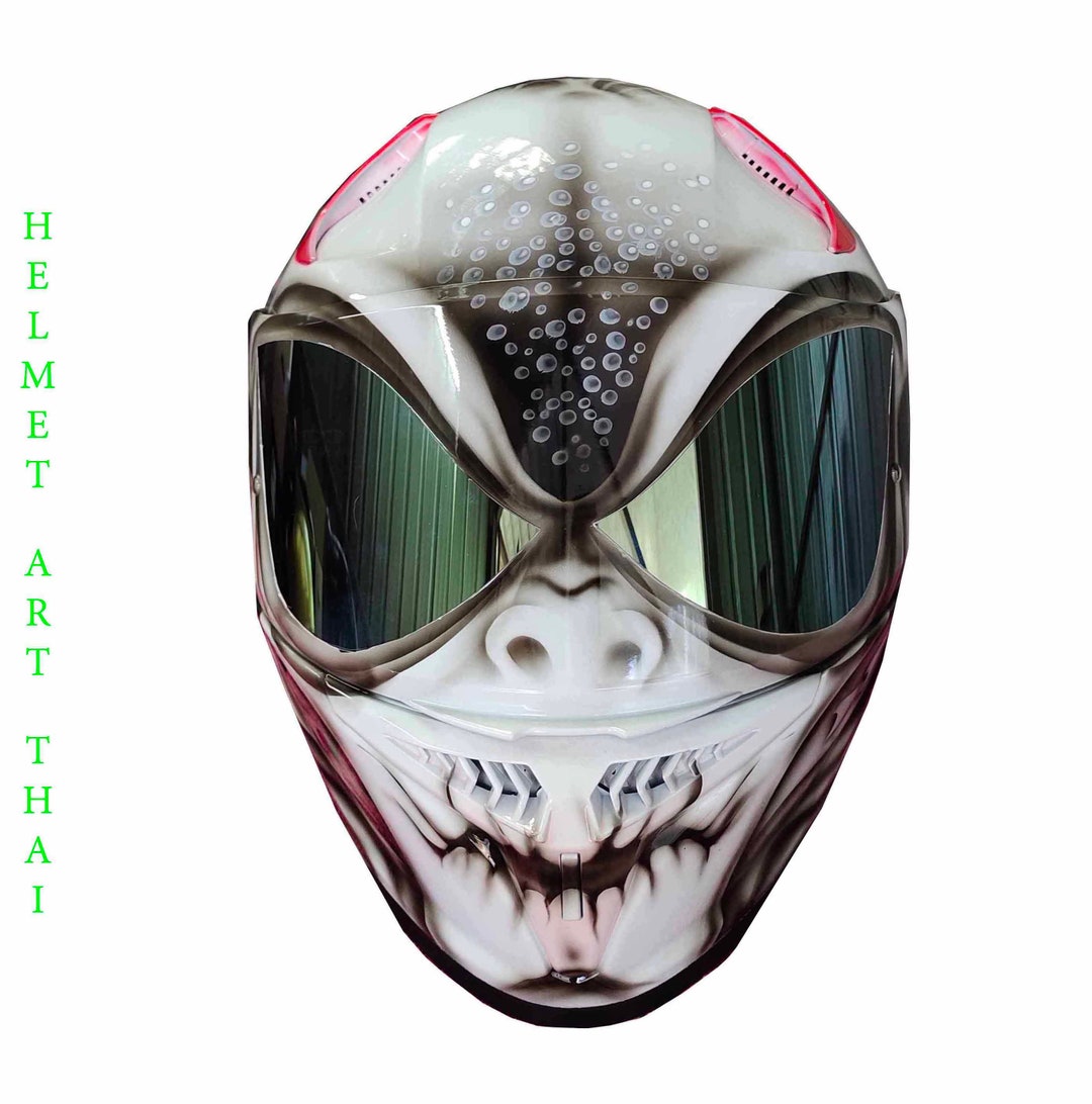 ALIEN Custom Motorcycle Helmet - Etsy