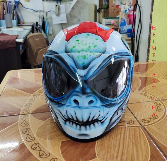 Alien Motorcycle Helmet