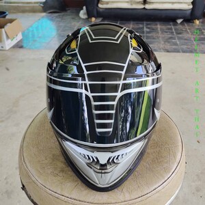 POWER RANGER Custom Motorcycle Helmet - Etsy