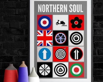 NORTHERN SOUL A3 Art Poster - Etsy UK