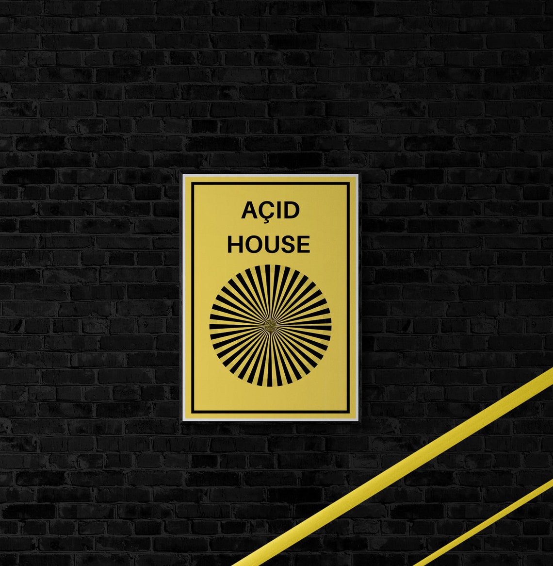 Smiley Face Poster Psychedelic Poster Acid House Poster - Etsy