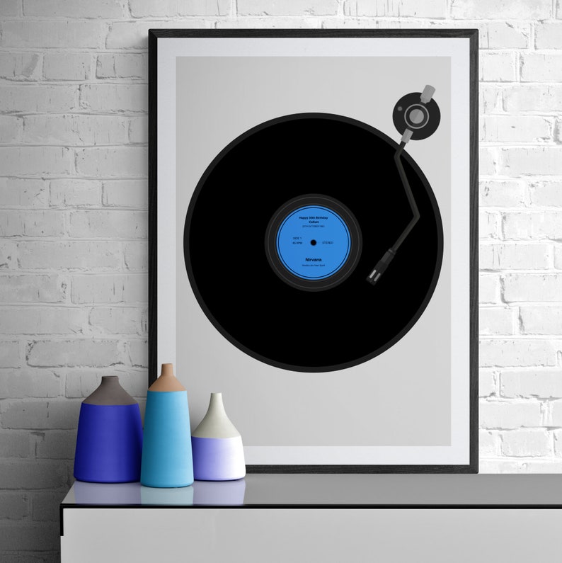 Choose Your Own Song Print Vinyl Record Print Personalised - Etsy