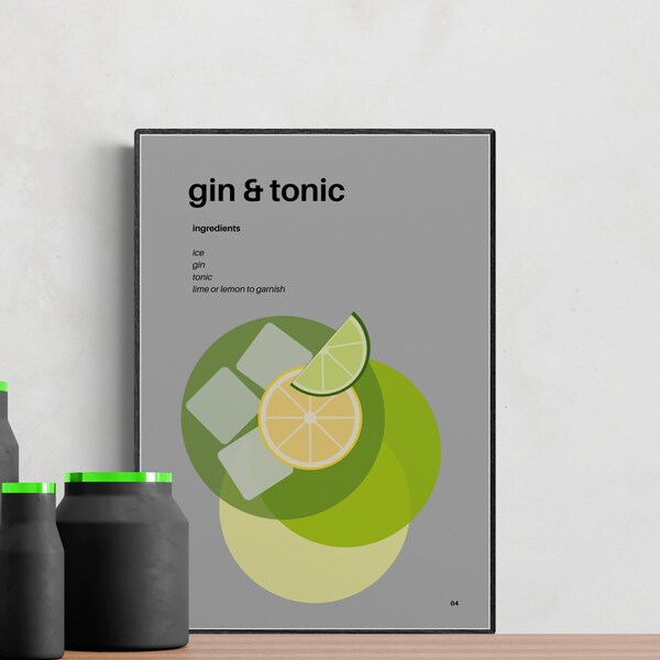 Gin Poster - Etsy