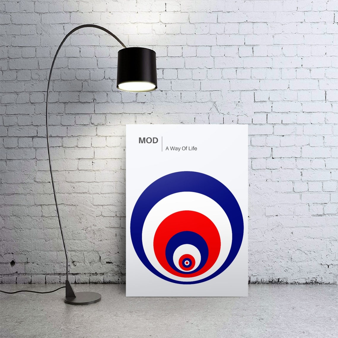 Mod Poster Mod Print Mod Target Mods Poster Mods Print | Etsy