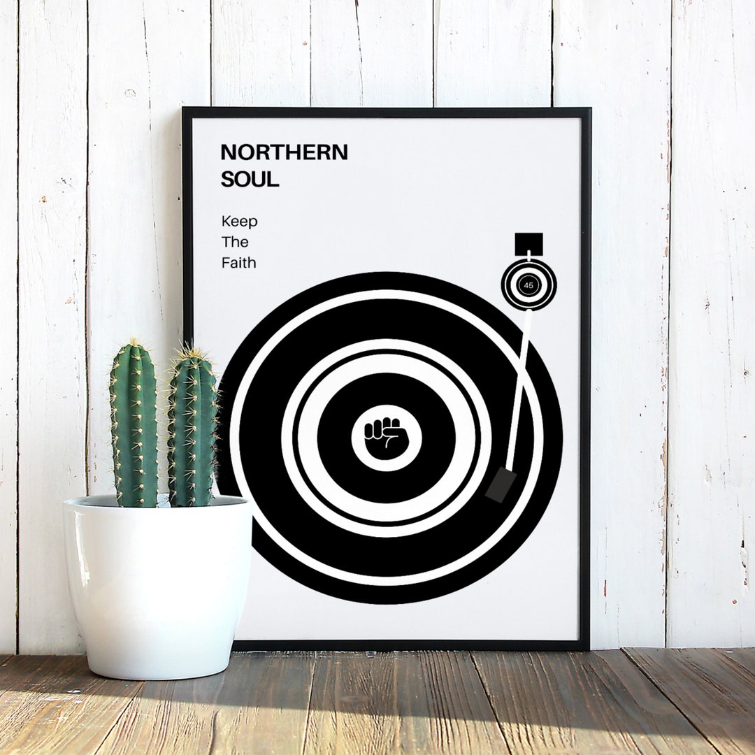 Northern Soul Poster | Northern Soul Print | Northern Soul Wall Decor ...