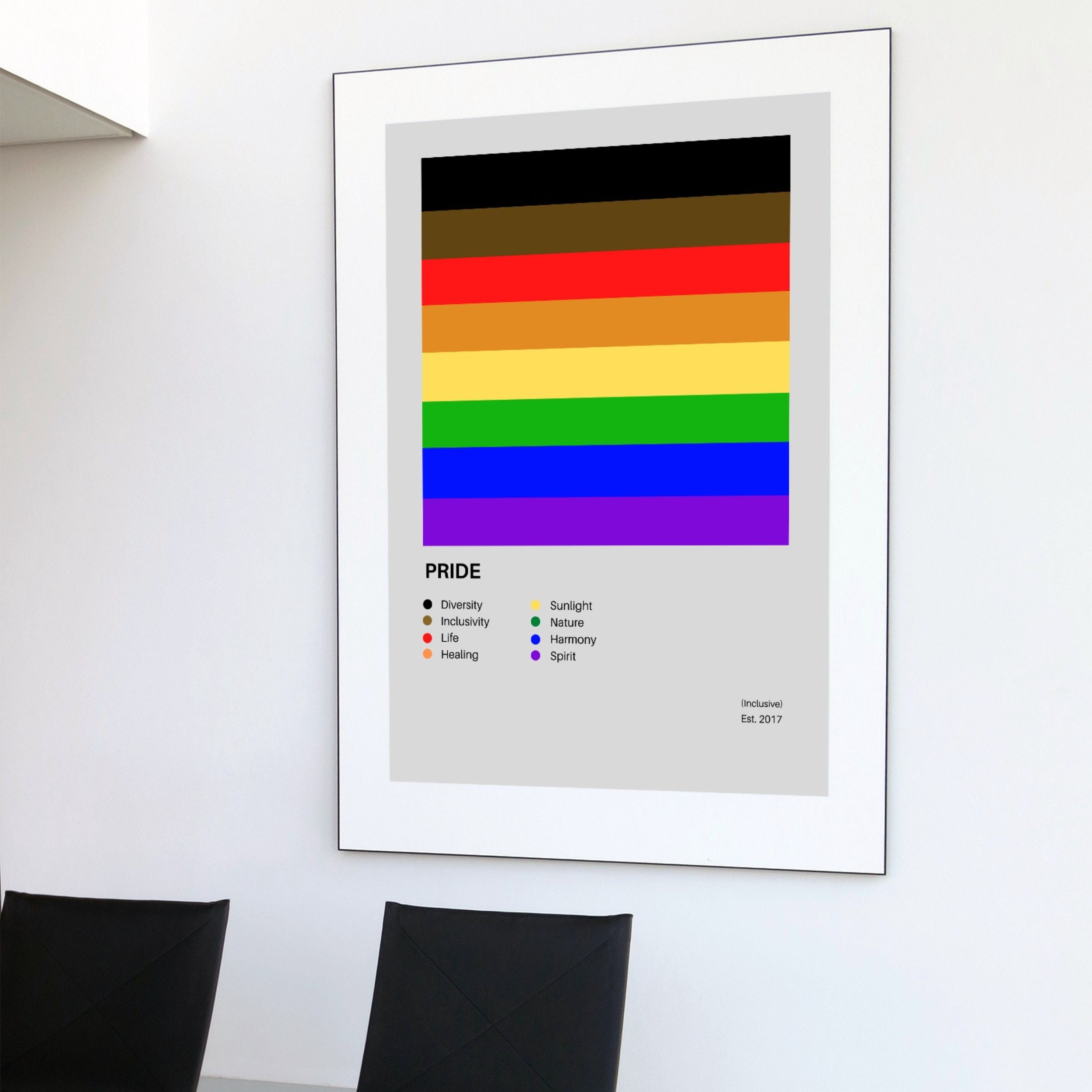 Inclusive Pride Poster Inclusive Pride Print LGBTQ Print - Etsy UK