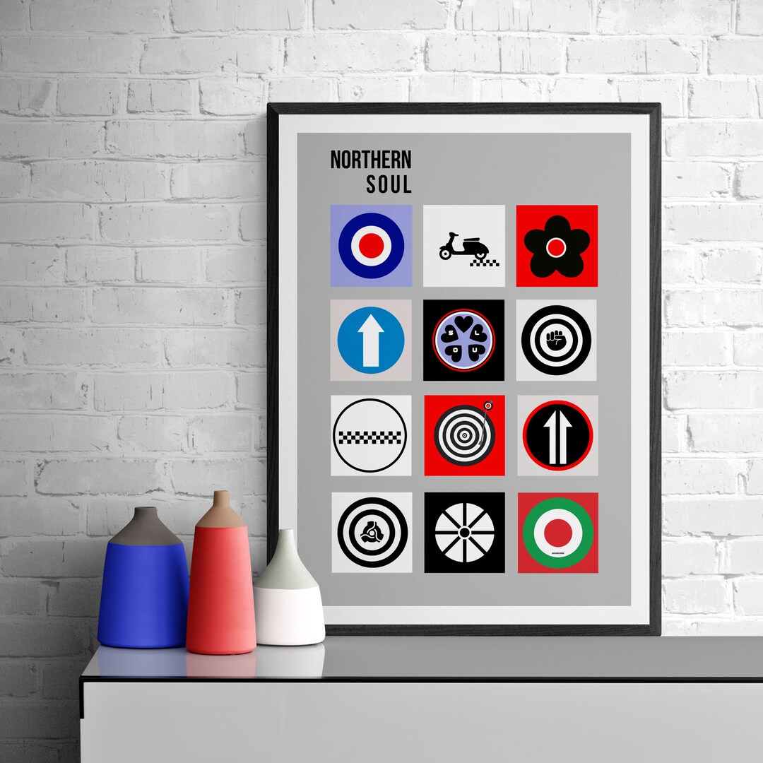 Mod Poster Northern Soul Poster Mod Print Northern Soul - Etsy