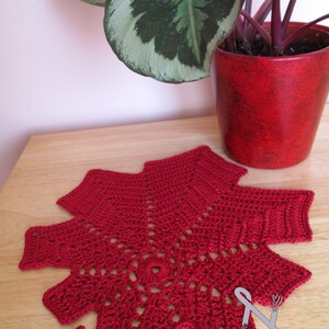 Crochet Maple Leaf,yellow,green,orange, Bright Red,cotton Autumn Leaf ...