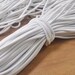 5 meters 4mm Elastic CordWhite Round Elastic ropeStretch | Etsy