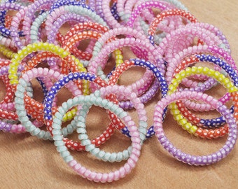 Plastic hair ties | Etsy