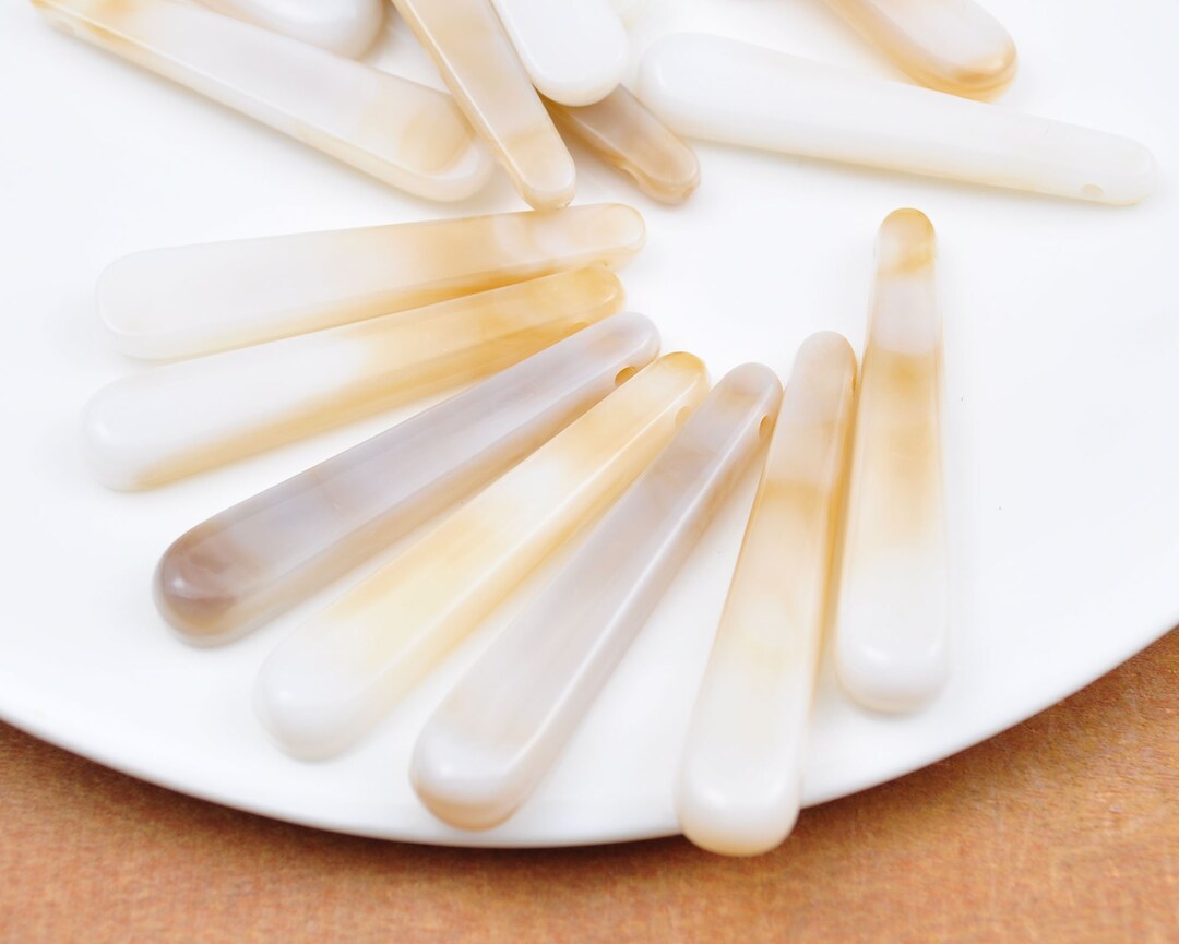 10pcs Acrylic Drop Charm,small Teardrop Plastic Beads,acrylic Drop ...