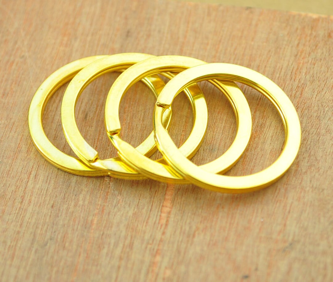 Gold Keychain Ring Clasps,50pcs Wholesale Key Ring Keychain,split Key ...