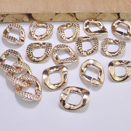 100pcs Acrylic Chain Links Open Link Size 23mmx17mm Plastic | Etsy