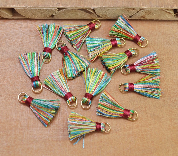 20pcs 09 Of Mini Tassels Diy Craft Suppliestassel Etsy
