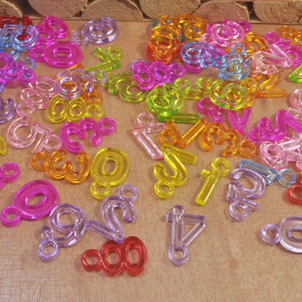Number Beads - Etsy