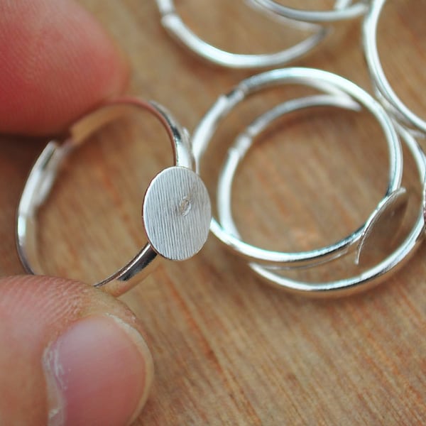Shiny Silver Ring - Etsy