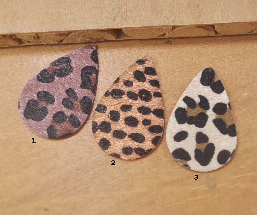 20pcs Mixed Color Leather Teardrops for - Etsy