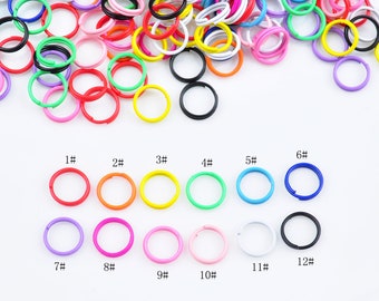 10mm Iron Jump Rings Mixed Color Jump Rings Open 10x1mm - Etsy