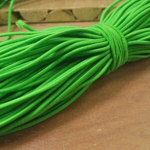 Green Elastic Cord,2.5mm Green Elastic Cord,elastic Round Rope Trim ...