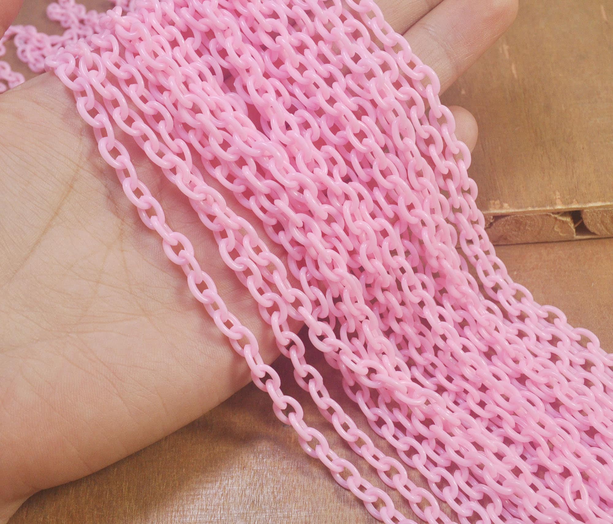 2-50pieces 15.7 Inch Plastic Chain Colourful Plastic - Etsy