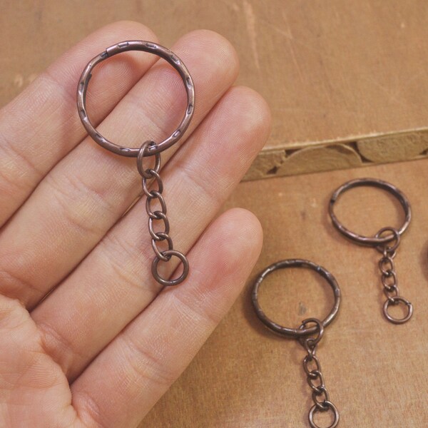 Copper Key Chain - Etsy