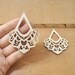 10pcs Wood Drop Pendants,natural Wood Earring Pendant,wooden Jewelry ...