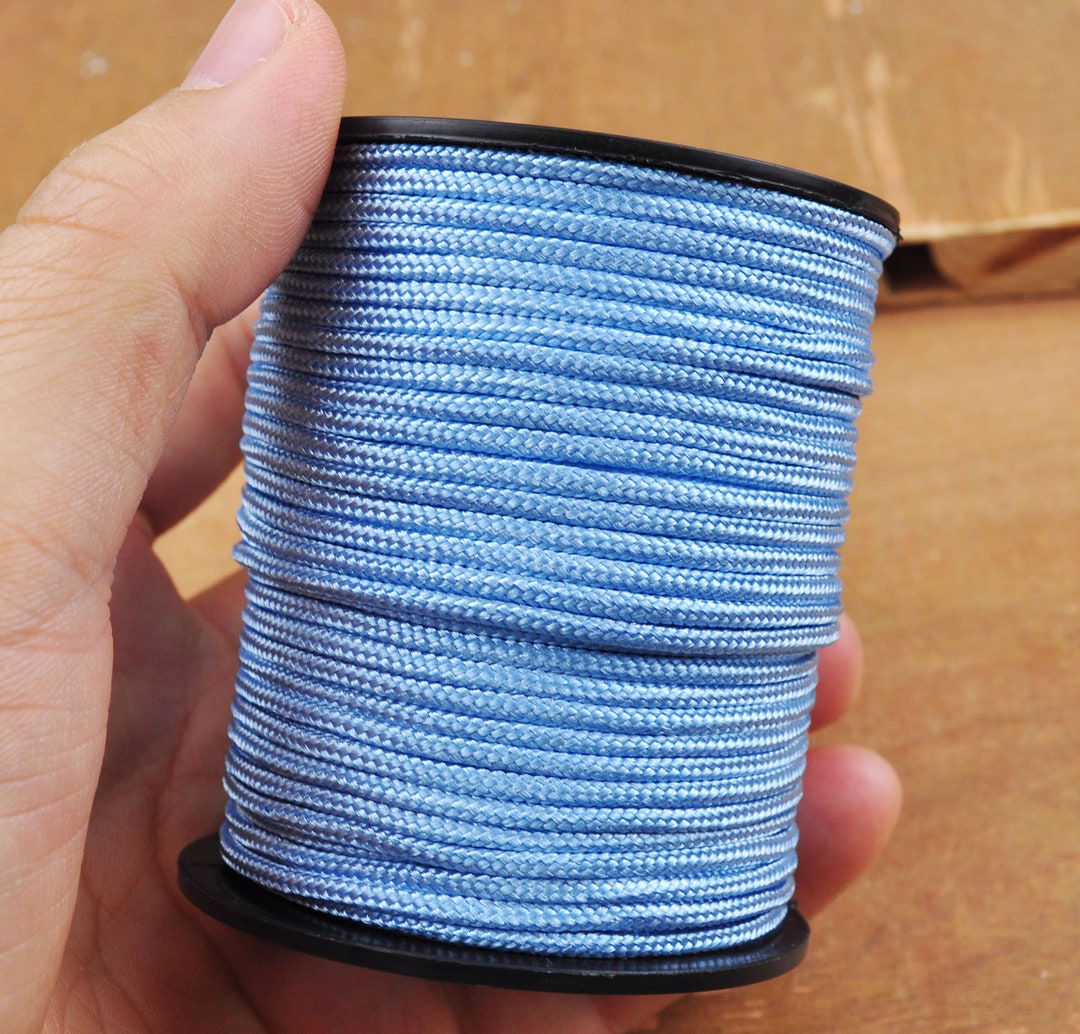 30/50/100 Yards,2mm Light Blue Nylon Cords/ropes/strings,nylon Braided ...