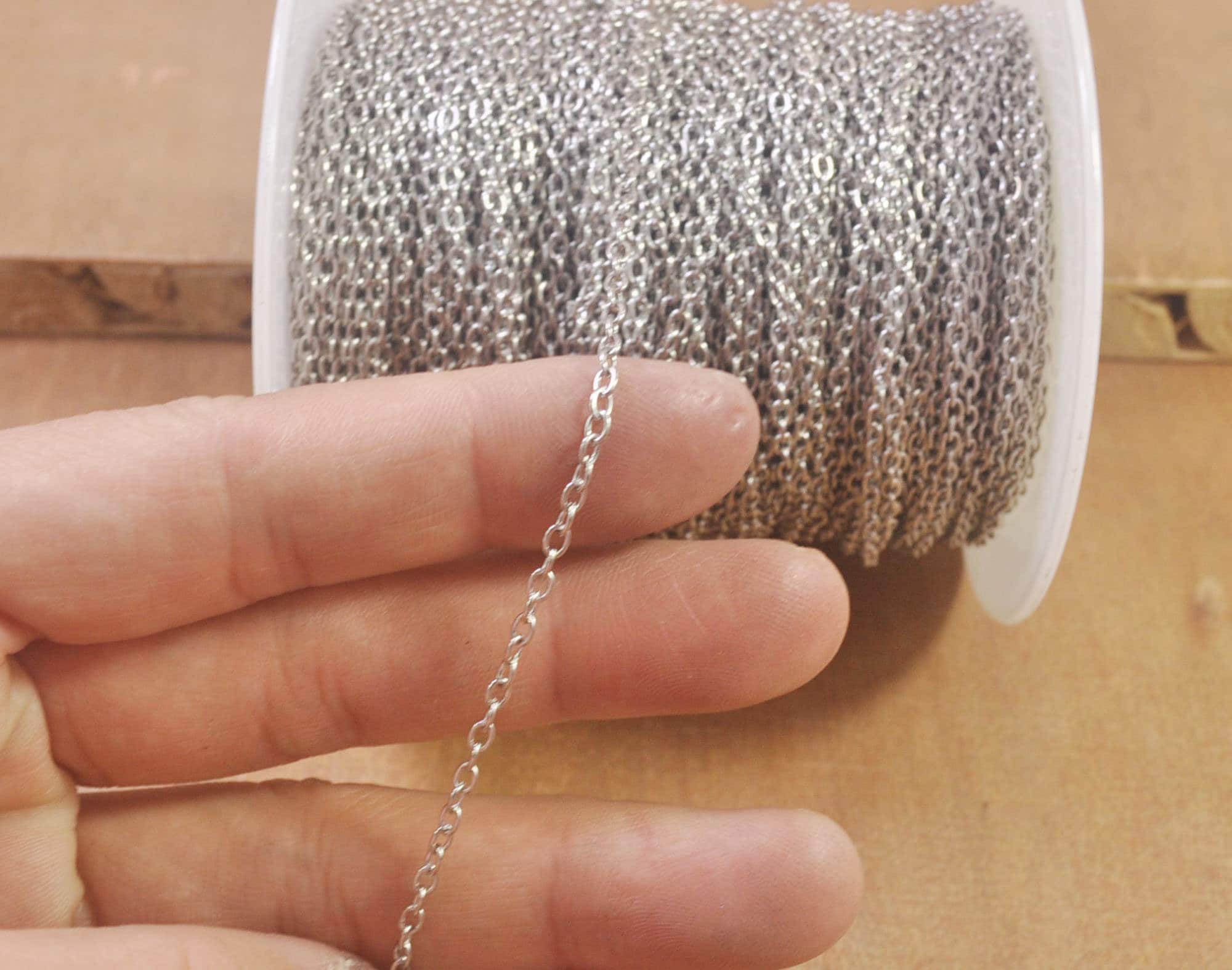 Wholesale Chain,32ft (10 Meters) of Bronze,silver,gold and Rhodium ...