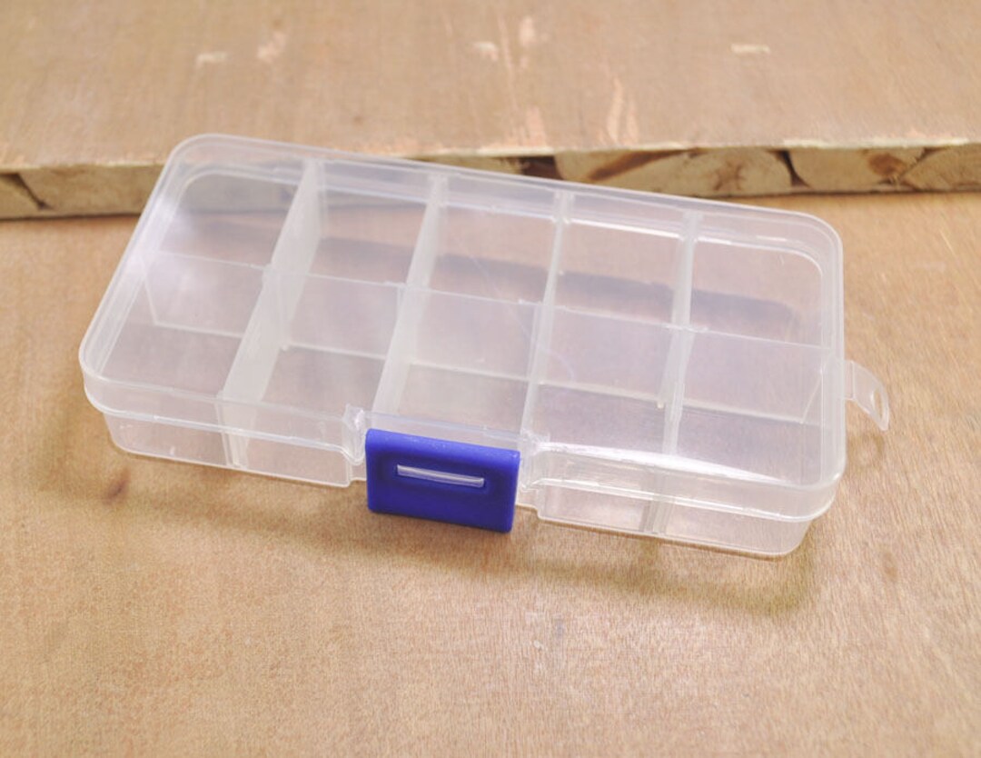 5pcs of Adjustable Plastic Storage Bead Container Box Case,10 ...