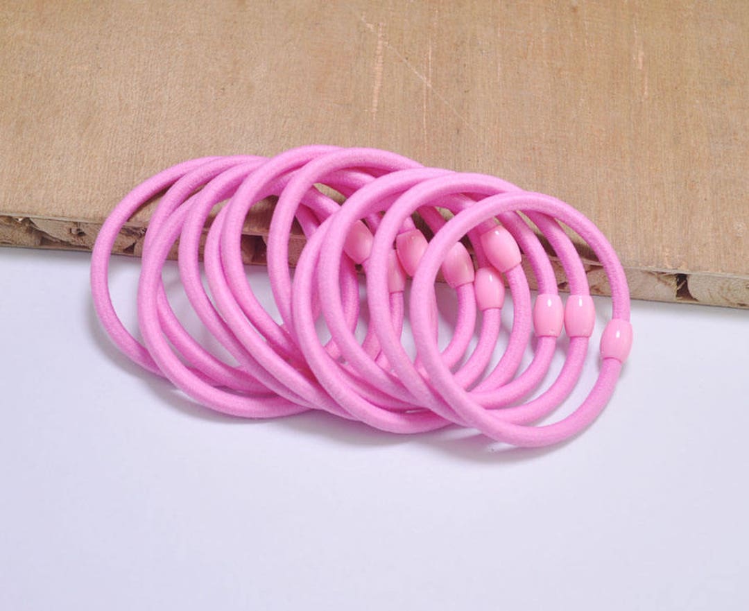 20pcs Mini Ponytail Holderspink Ponytail Elastics Cord With - Etsy
