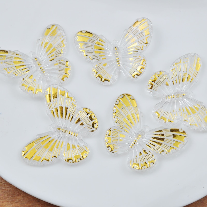 Large Plastic Butterflies - Etsy